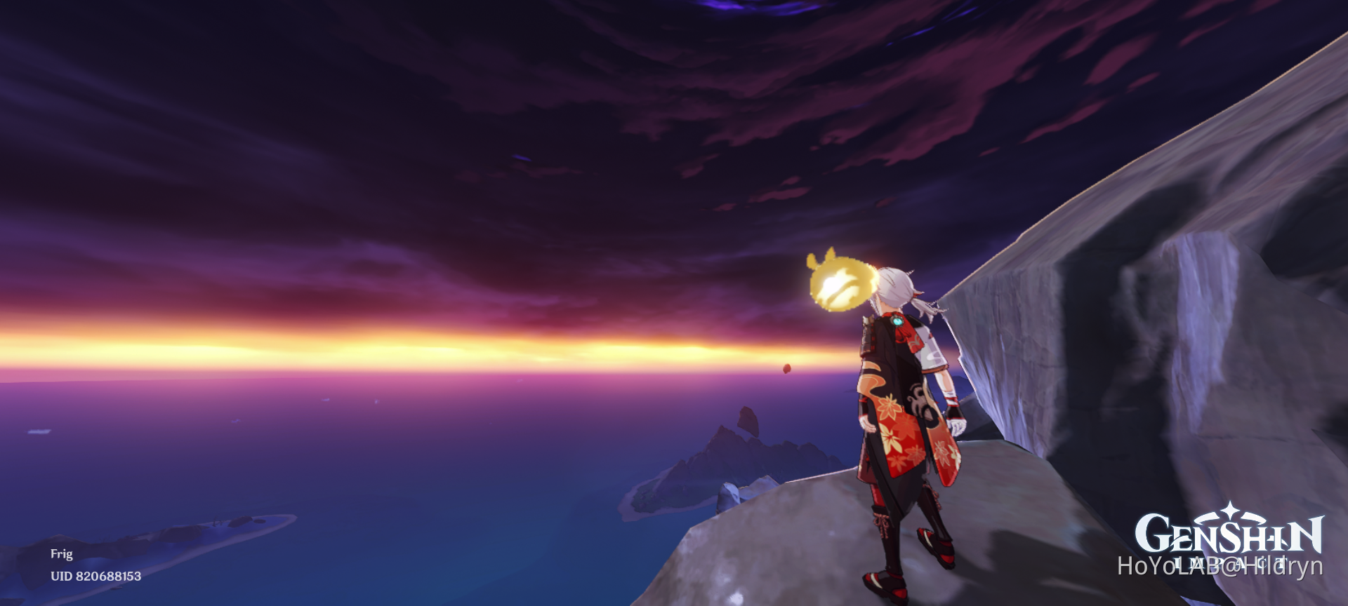 Your vision fades the same way as the colors of the sky Genshin Impact ...