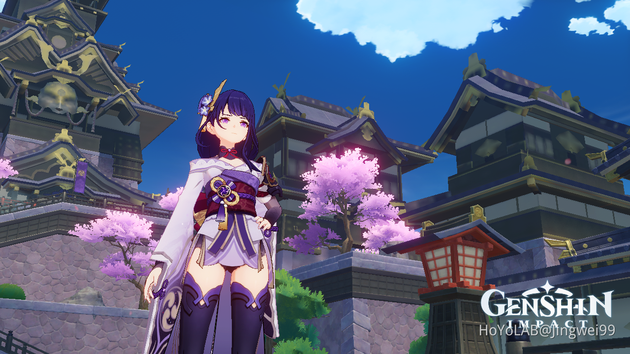 If you get the Raiden Shogun, you also get a free castle... ehe ...