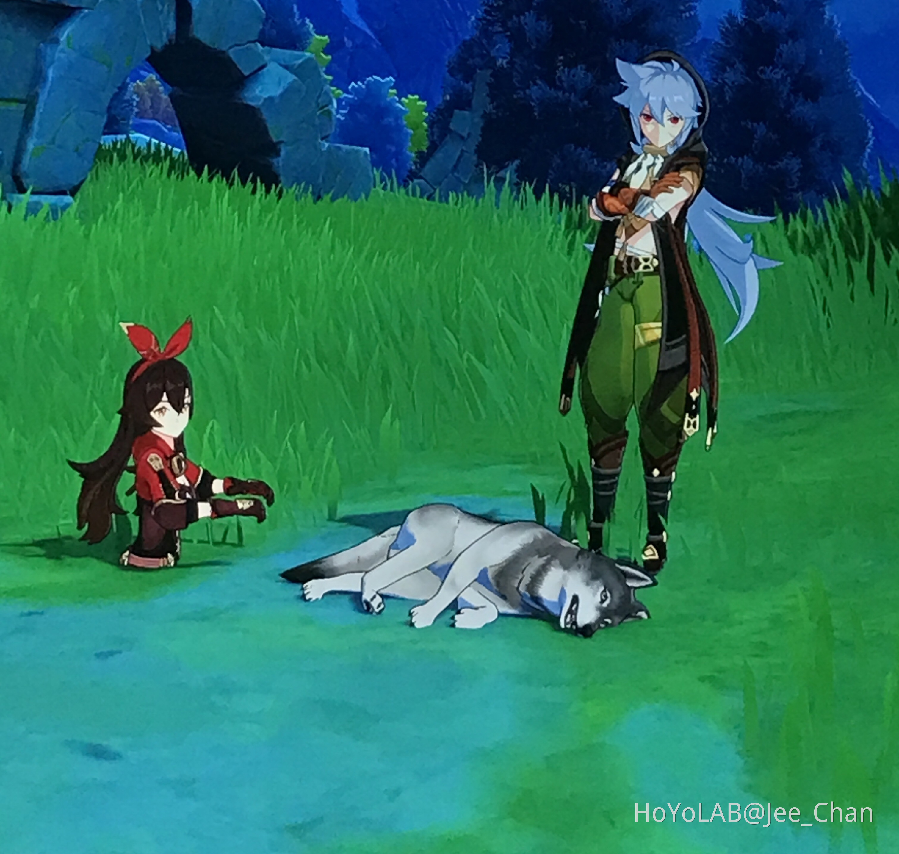 Razor cut Amber in half Genshin Impact | HoYoLAB