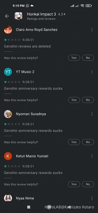 GI community raid and reviewing 1* in HI3 Genshin Impact | HoYoLAB