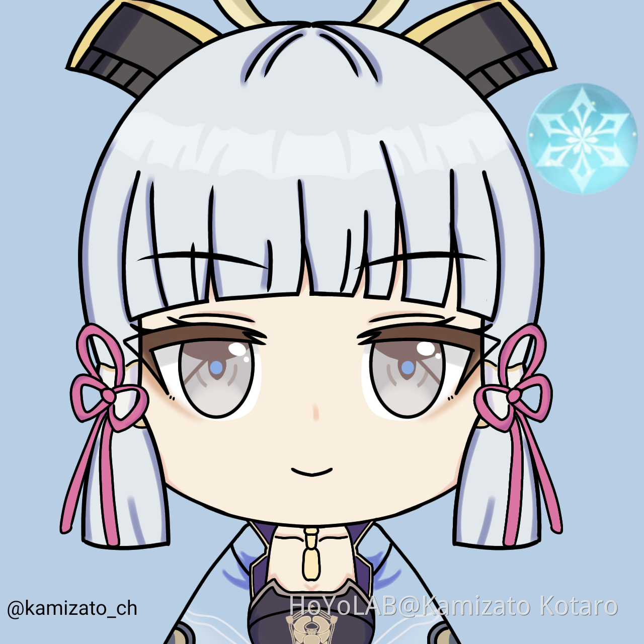 Kamisato Ayaka Chibi Fan Art Genshin Impact | HoYoLAB