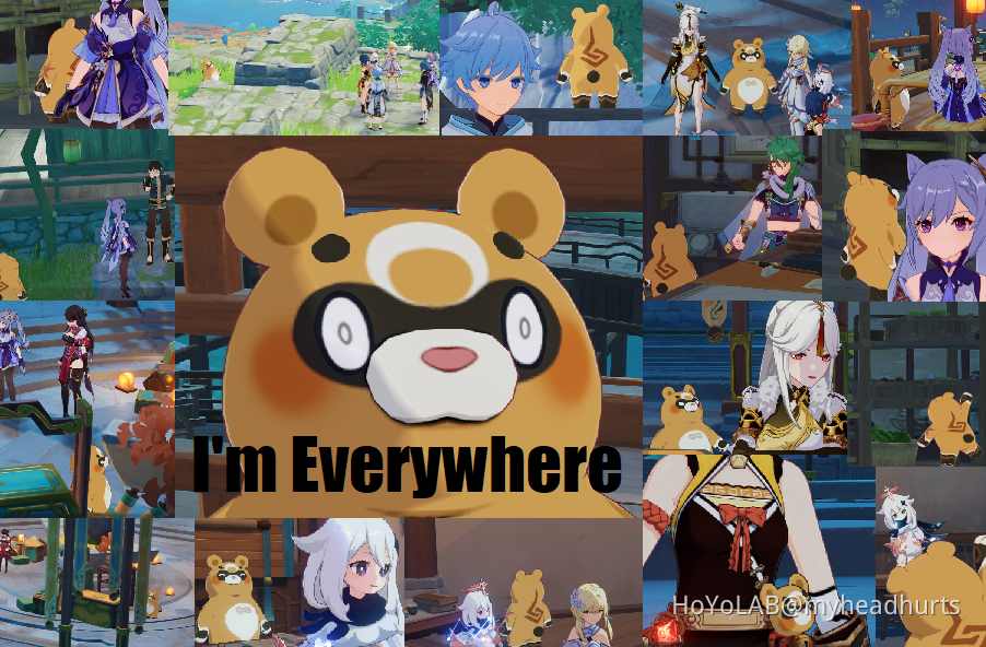 Standing Guoba: IM EVERYWHERE Genshin Impact | HoYoLAB