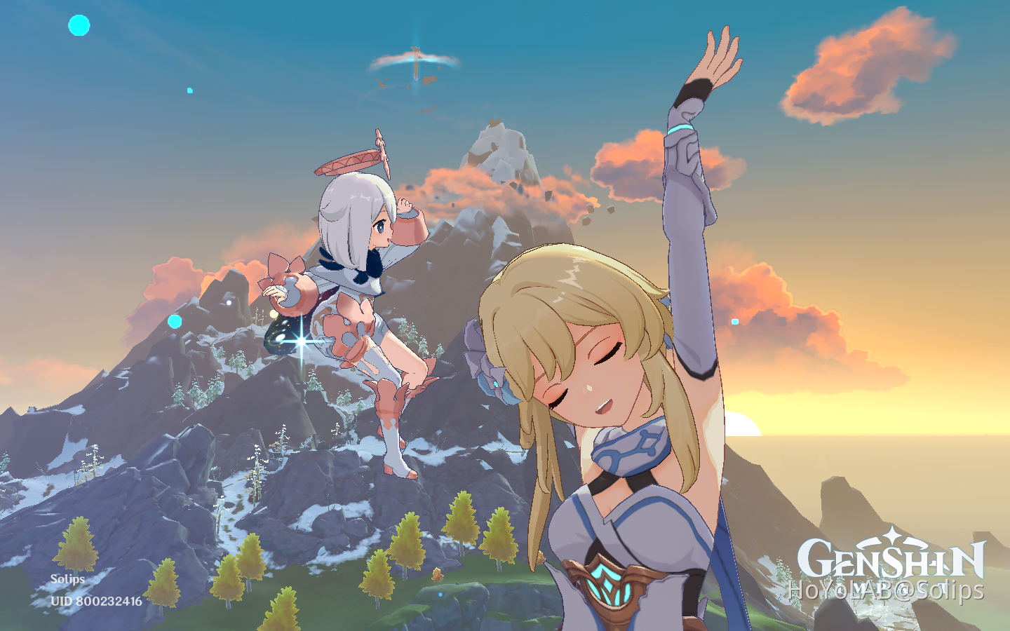 A long day of traveling Lumine with Paimon looking for treasure. Genshin Impact | HoYoLAB