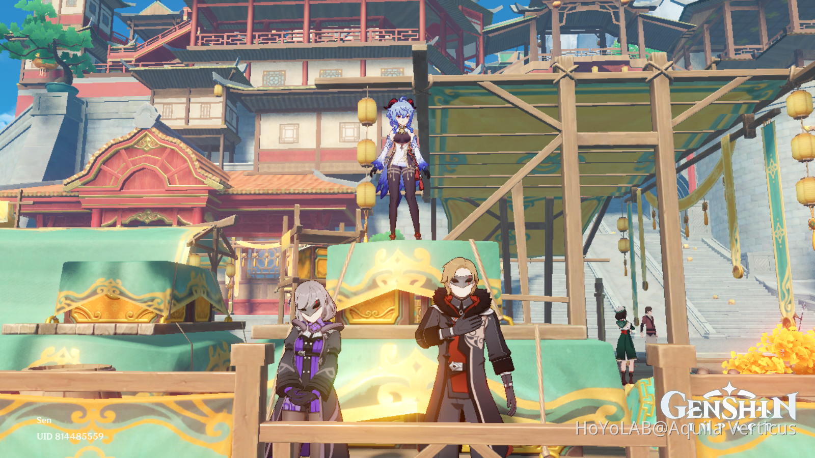 Another date of my favourite Fatui couple at the festival Genshin ...