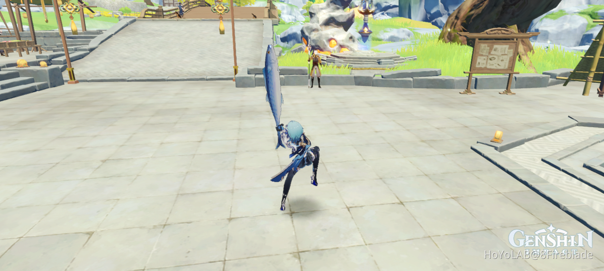 Eula And Fish Claymore | Genshin Impact | HoYoLAB