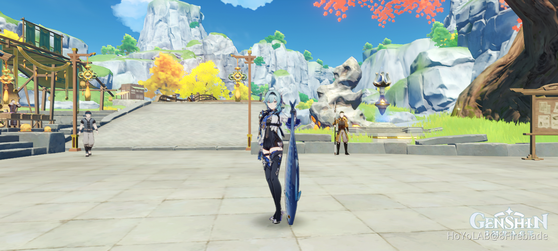 Eula And Fish Claymore | Genshin Impact | HoYoLAB