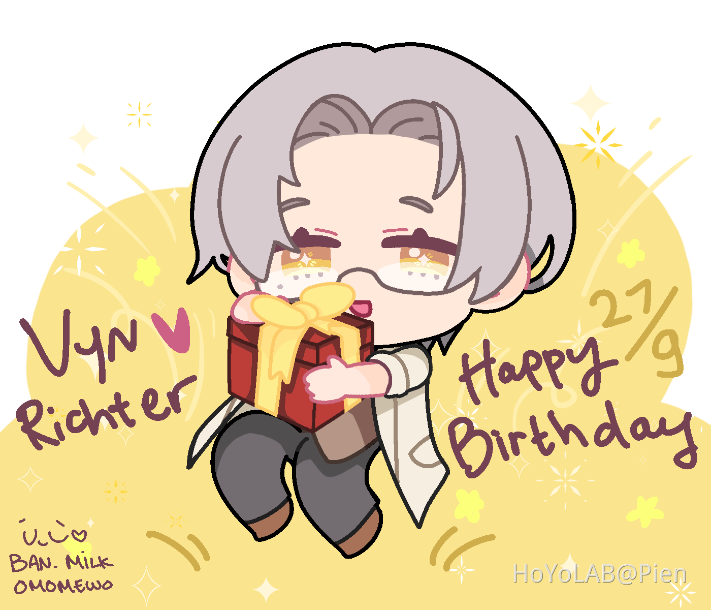 Vyn Richter Birthday 2021.09.27 💛💛 Tears of Themis | HoYoLAB