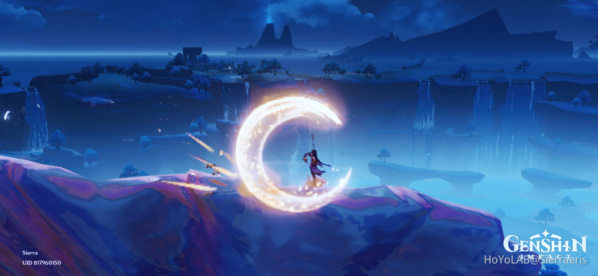 Raiden and the moon Genshin Impact | HoYoLAB