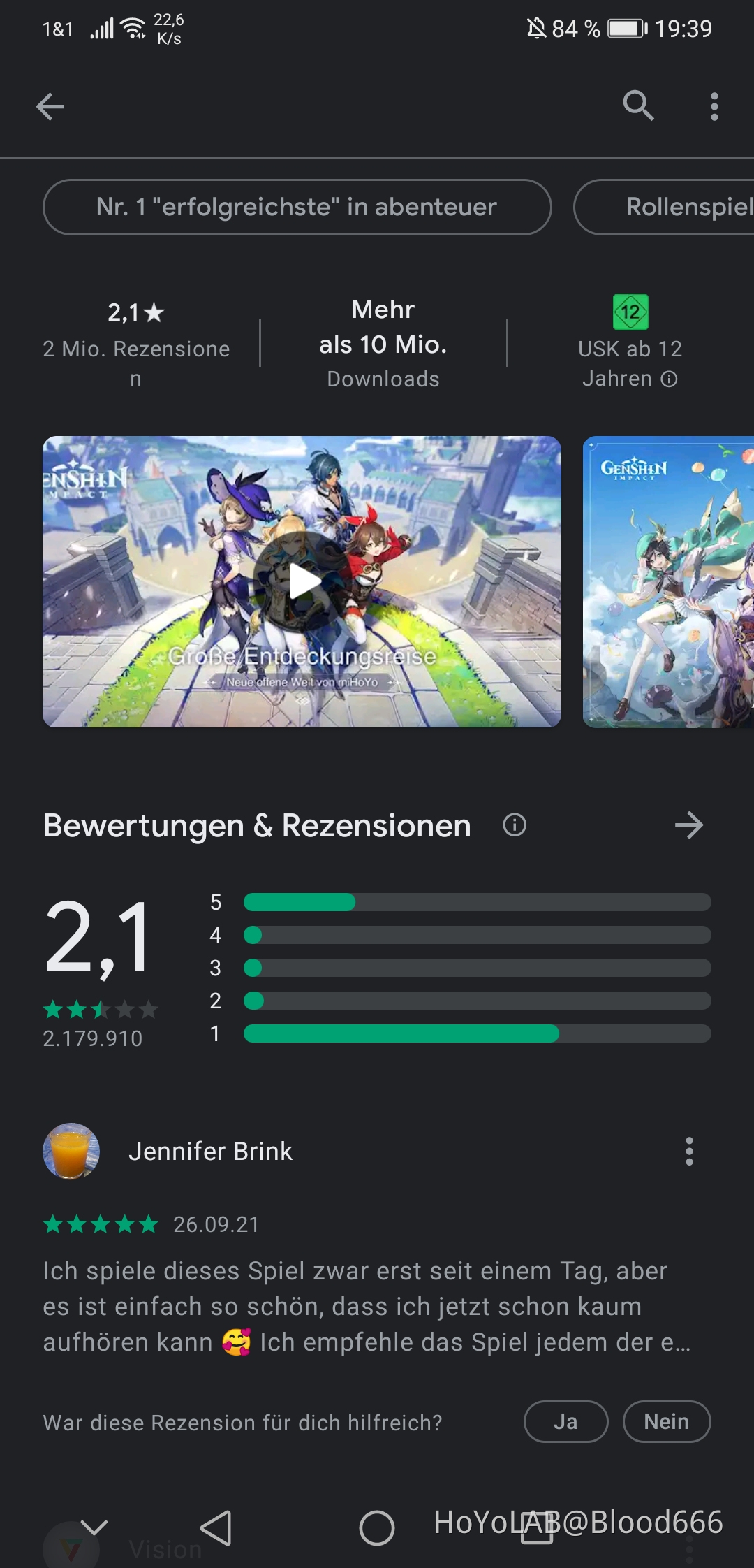 Ich verstehe diesen ganzen Hass zum ersten Jahrestag nicht Genshin ...