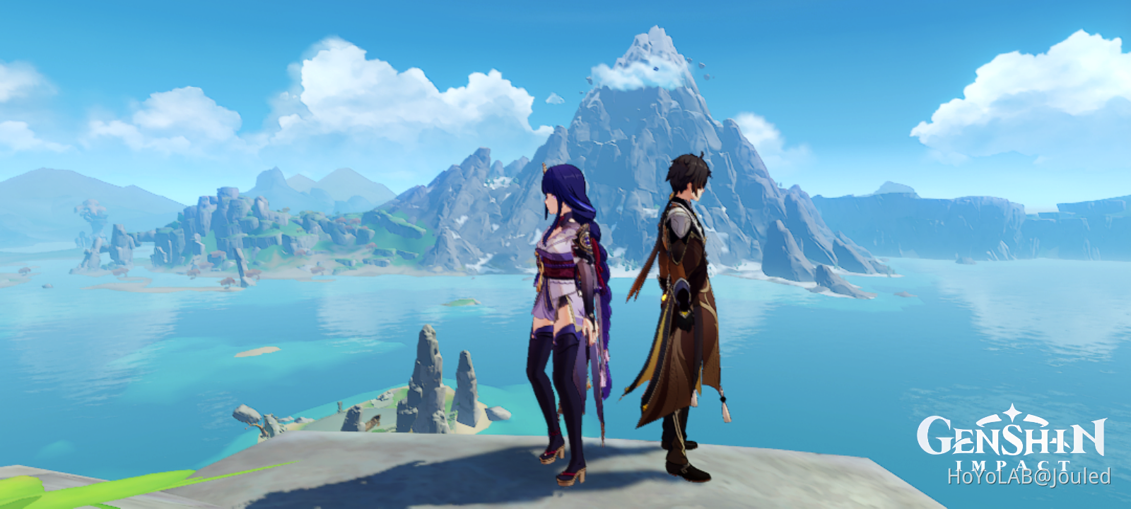 Raiden visits Zhonglee, Guyun Stone Forest Genshin Impact | HoYoLAB