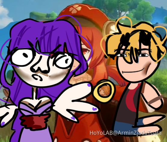 Baal take Thoma vision Fanart 😍💖😍💖😍💖 Genshin Impact | HoYoLAB