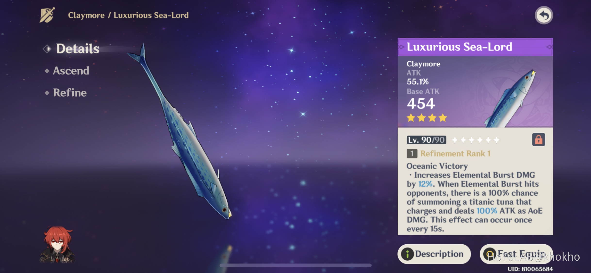 Maxed Level the Tuna Sword! Genshin Impact | HoYoLAB