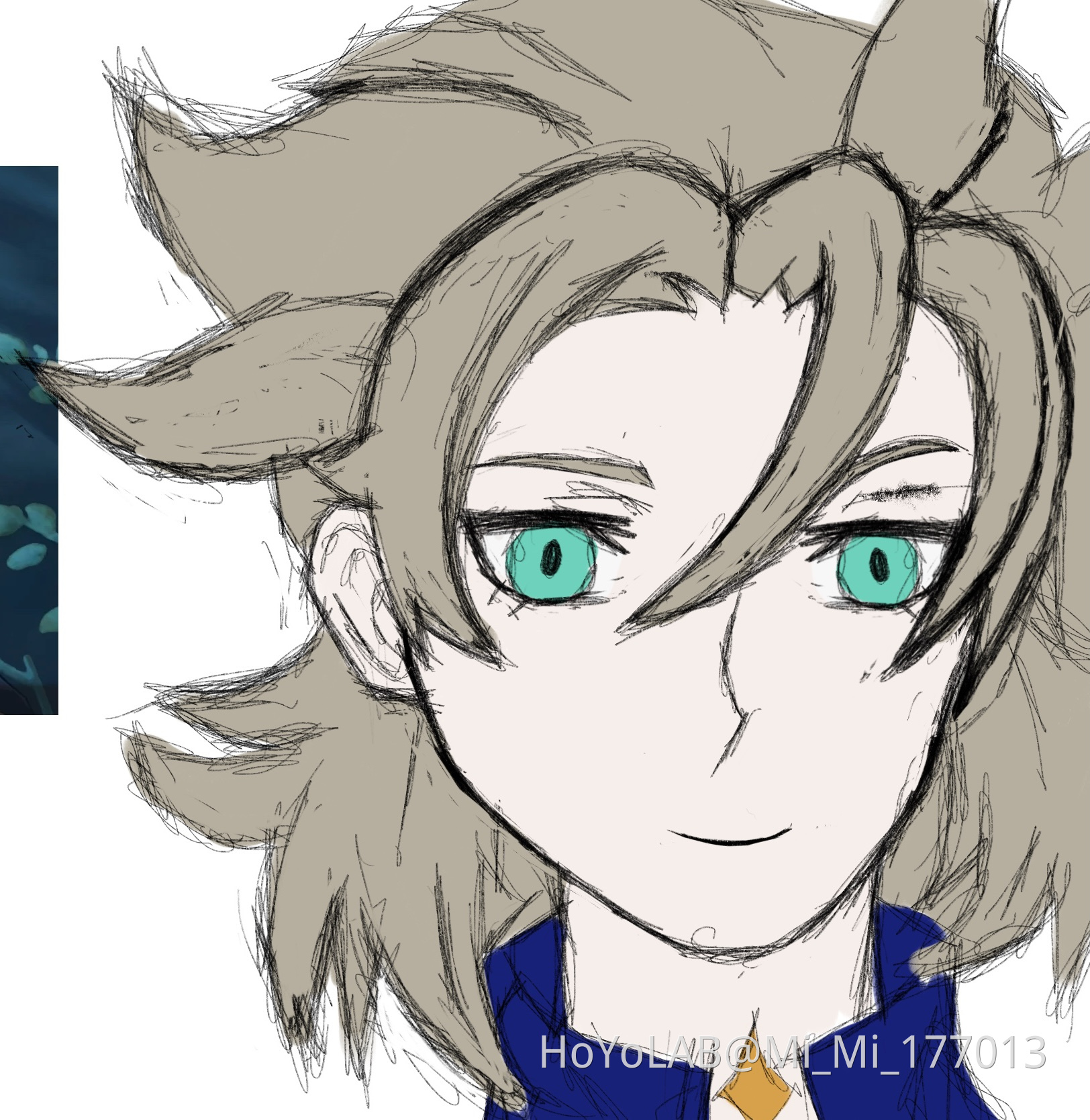 Smug Albedo for 1st Anniversary Genshin Impact | HoYoLAB