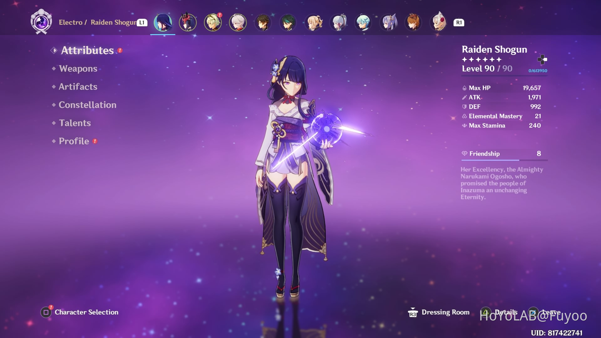 Finally decent stat for Shogun Genshin Impact | HoYoLAB