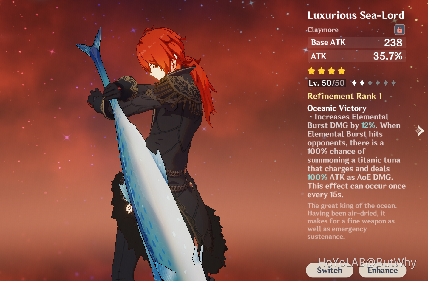 Ah yes..... Diluc with his claymore Genshin Impact | HoYoLAB