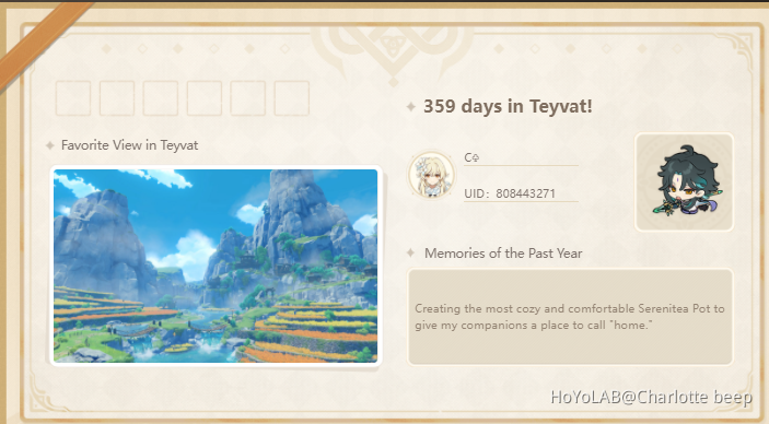 A message in time Genshin Impact | HoYoLAB