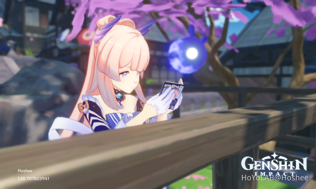 Kokomi and her book. Genshin Impact | HoYoLAB