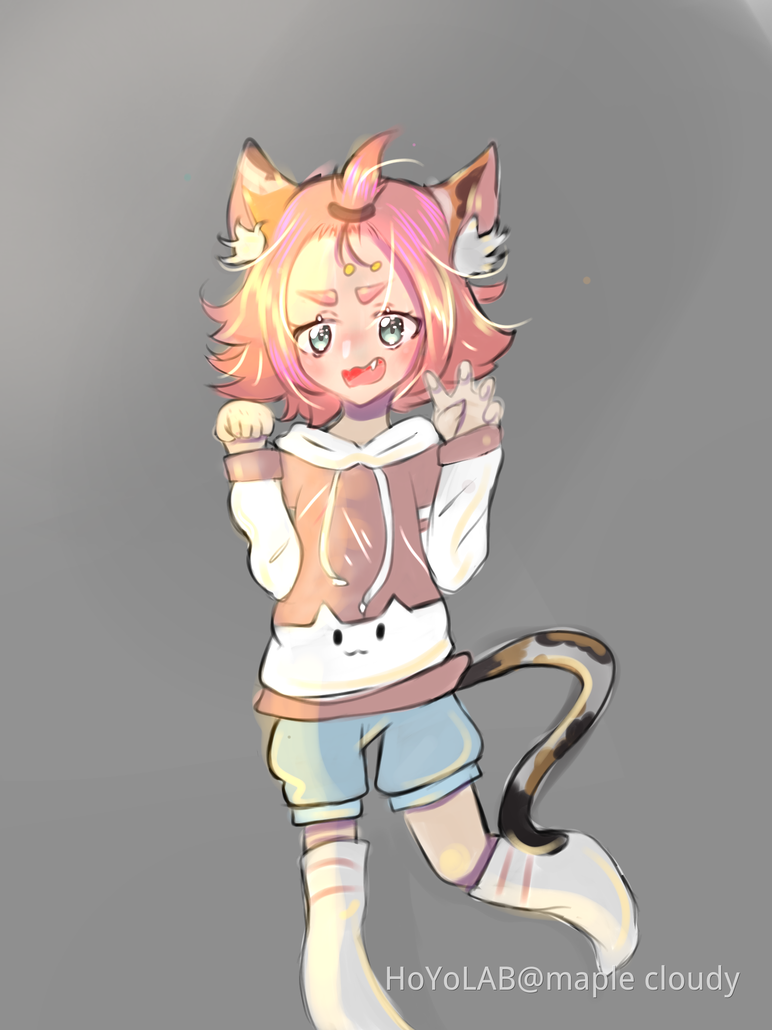 Diona in a cat hoodie Genshin Impact | HoYoLAB