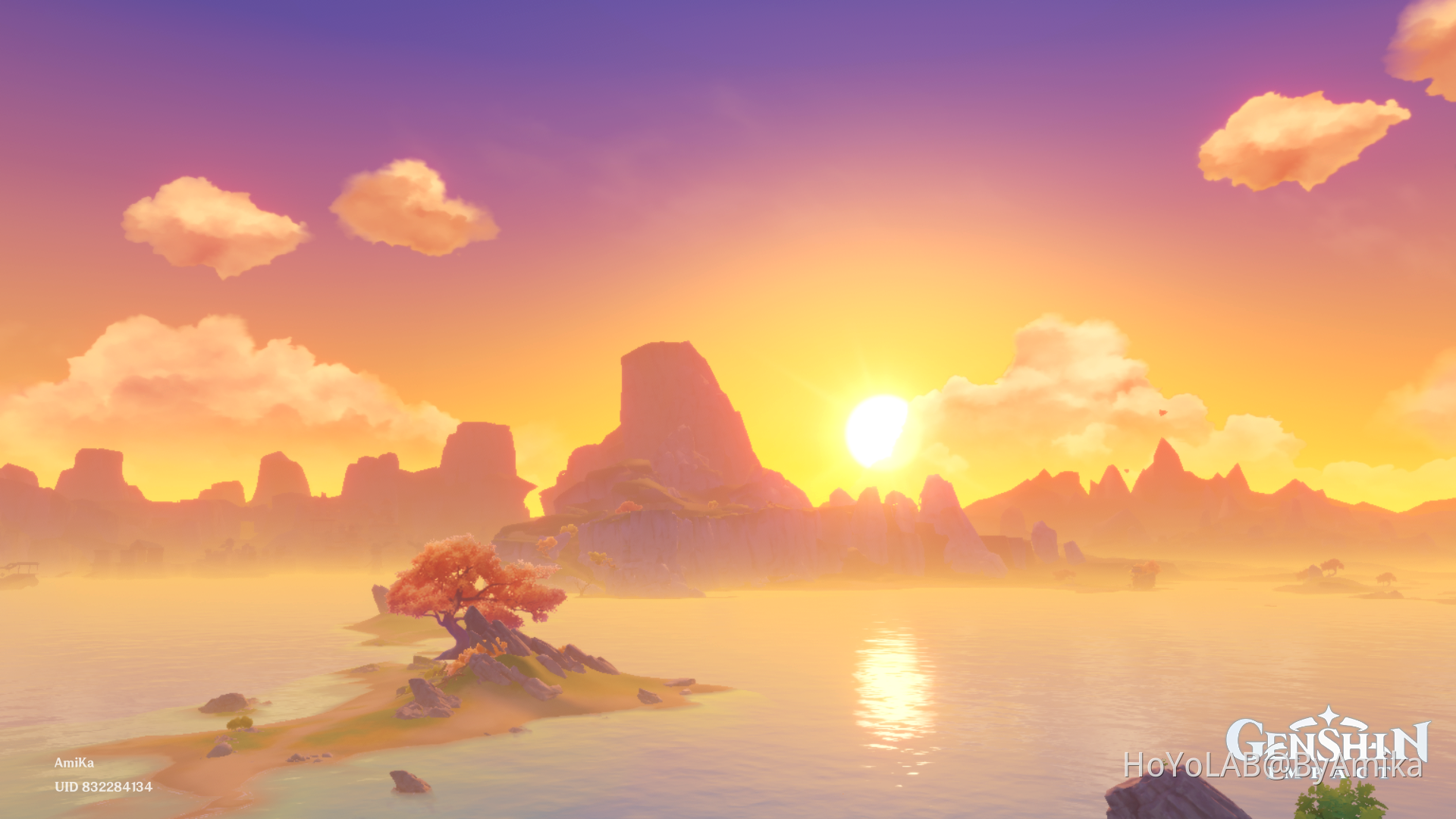 Just a sunset view of Guyun Stone Forest Genshin Impact | HoYoLAB