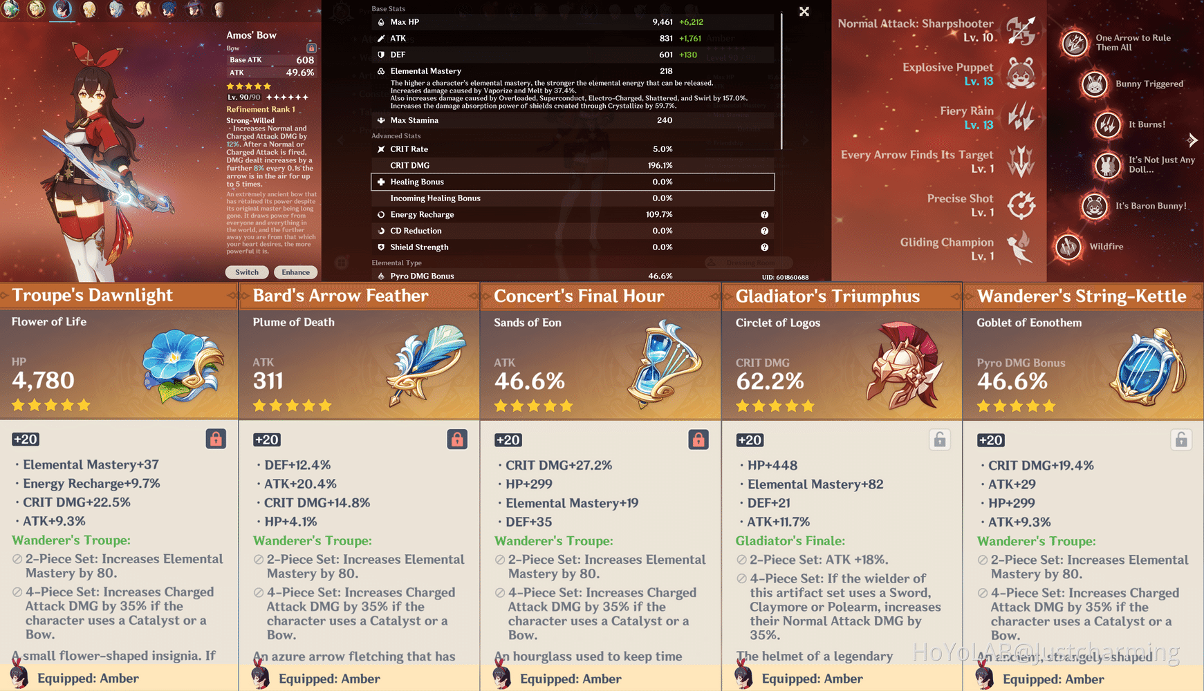 F2P C6 Amber Genshin Impact | HoYoLAB