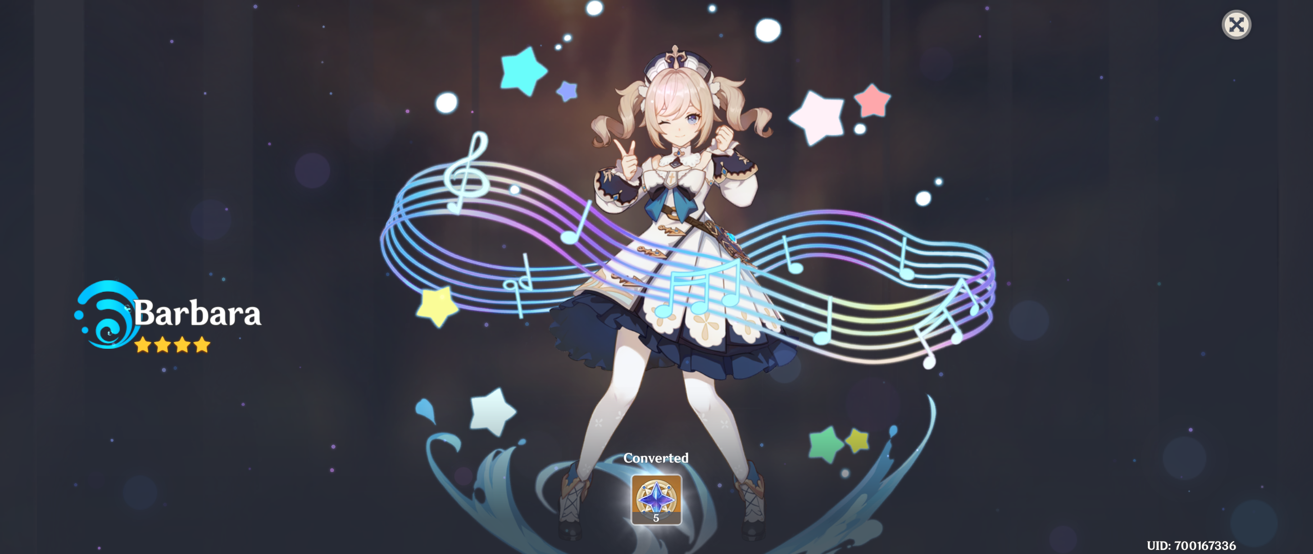 C8 Barbara as Anniversary "reward" Genshin Impact | HoYoLAB