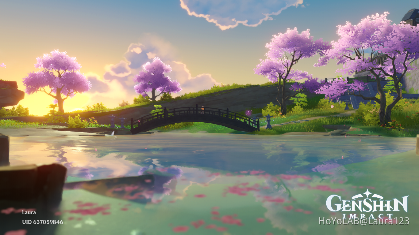 Sunrise in Inazuma city Genshin Impact | HoYoLAB