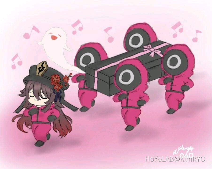 Huo tao in squid game 🥺 Genshin Impact | HoYoLAB