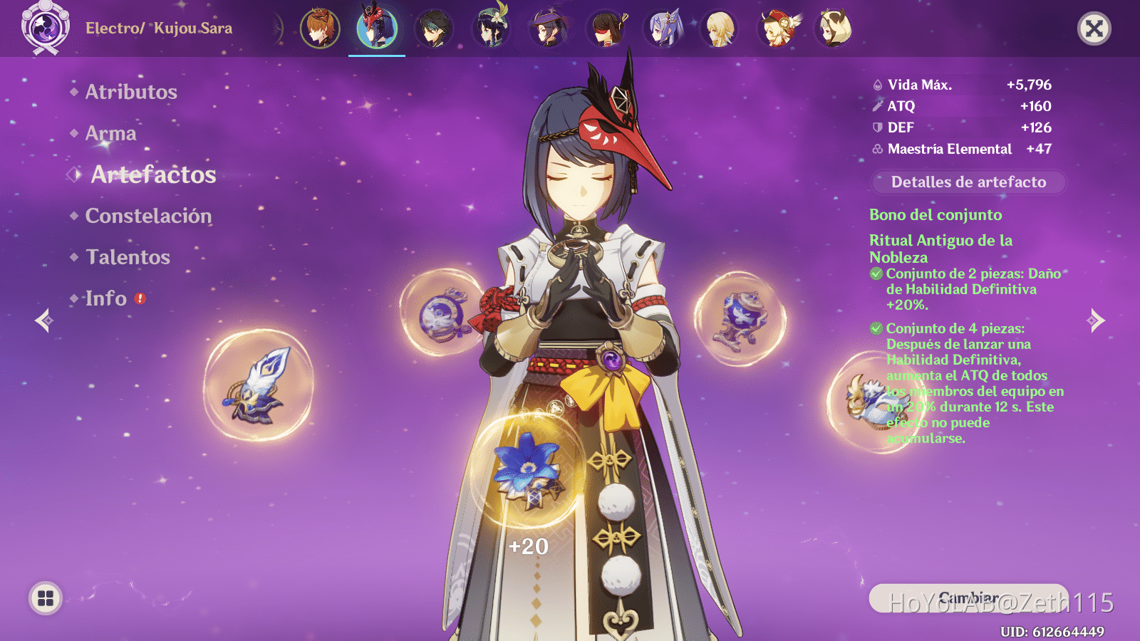 [Guía versión 2.1] Kujou Sara Build #guíasdejuego Genshin Impact | HoYoLAB