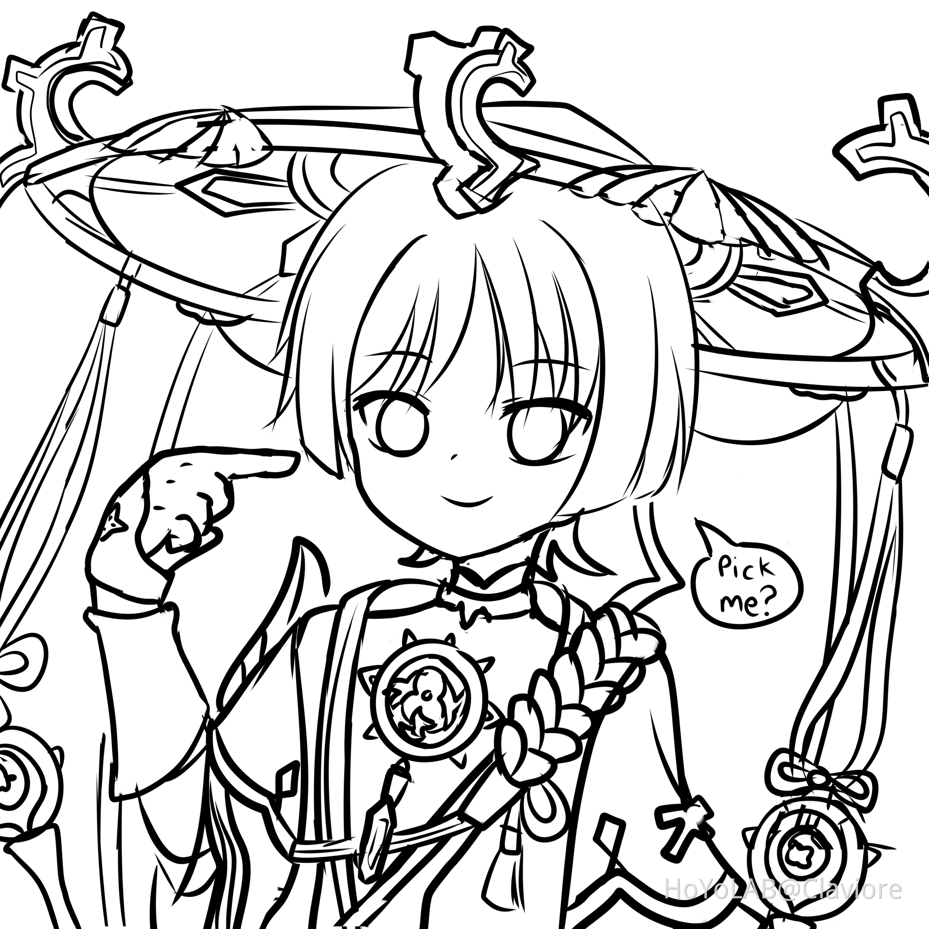 scaramouche sketch Genshin Impact | HoYoLAB