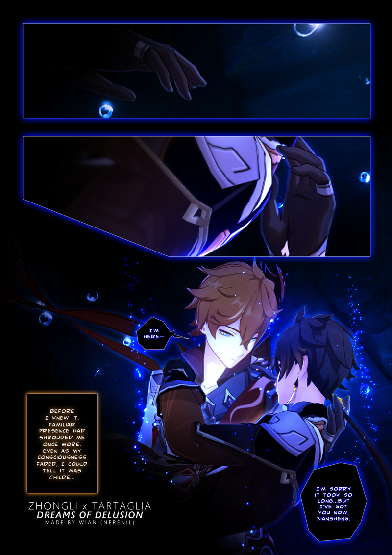 Following The Falling into the Abyss Scene (WIP comic) Genshin Impact ...