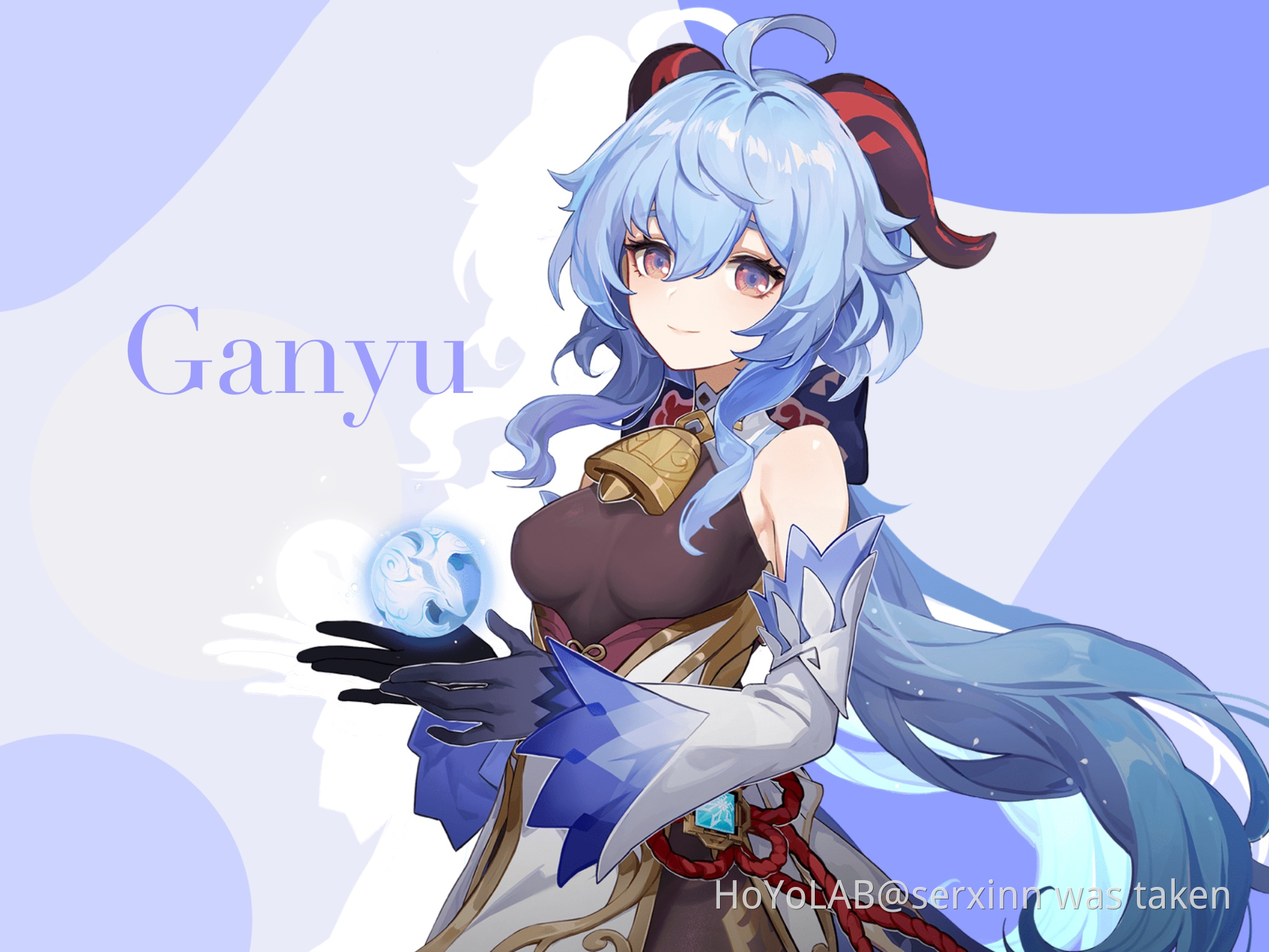 Ganyu Background by me! Genshin Impact | HoYoLAB