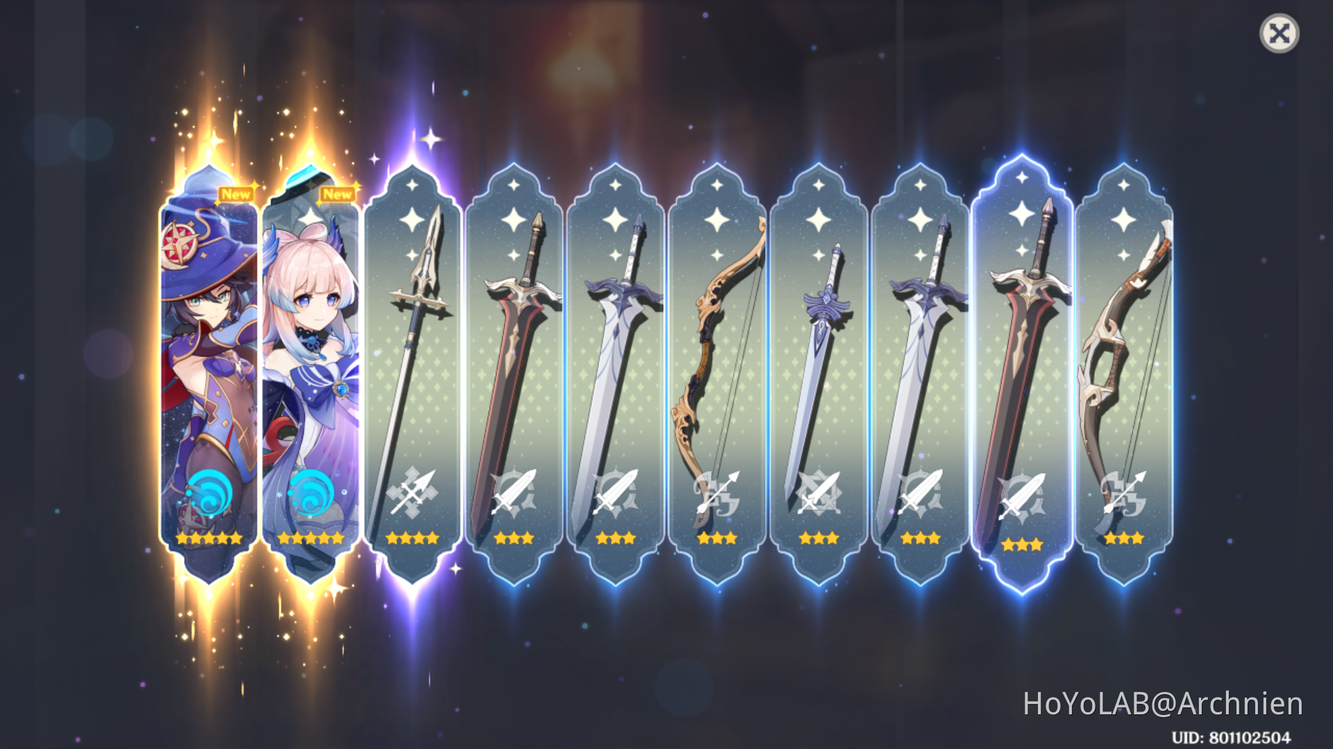 Decided to pull for fun since next banner is Childe rerun n i have him ...