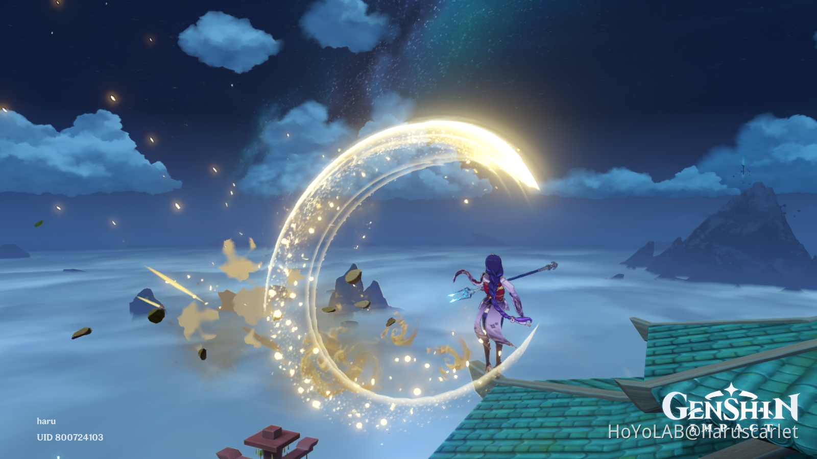 A beautiful Halfmoon Slash from Ei-Chan - Part 3 Genshin Impact | HoYoLAB