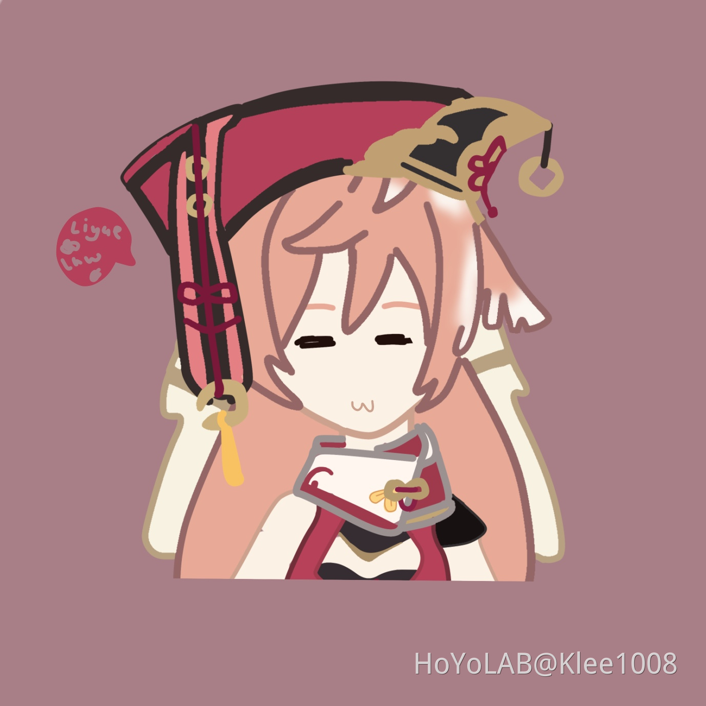 Yanfei drawing Genshin Impact | HoYoLAB