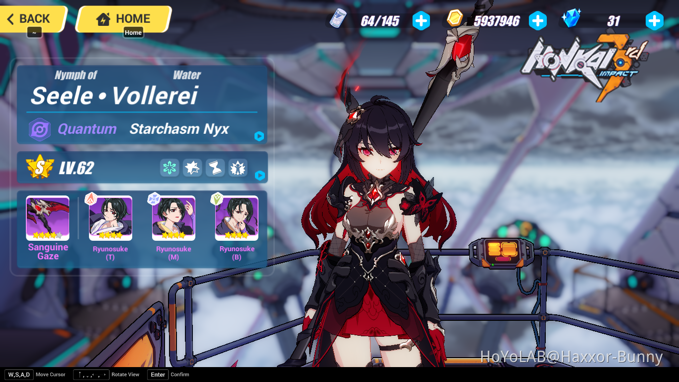 Yay i got "Seele"/Veliona her weapon!