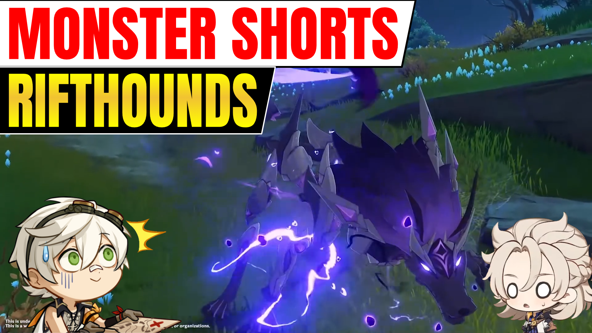 Monster Shorts: Rifthound Whelps & Rifthounds | Genshin Impact v2.2 ...
