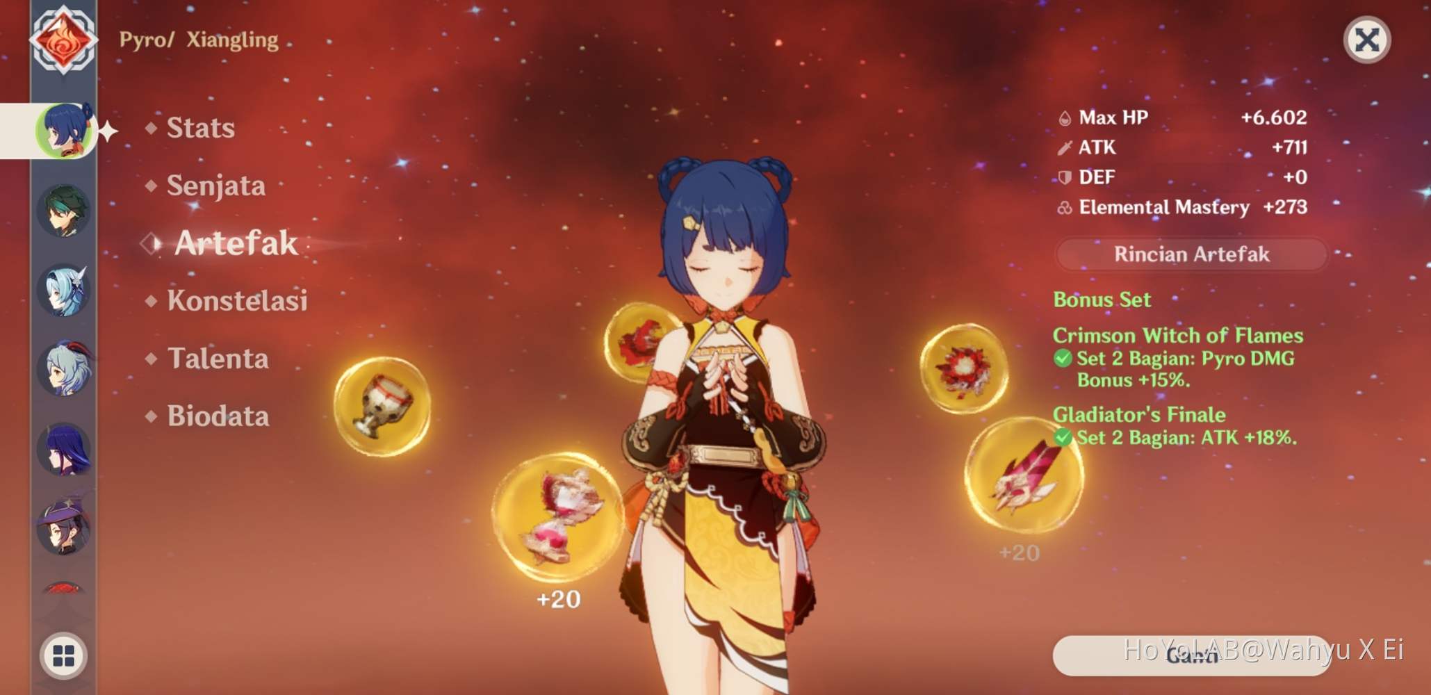 Mau nanya build dps xianling yg bagus Genshin Impact | HoYoLAB
