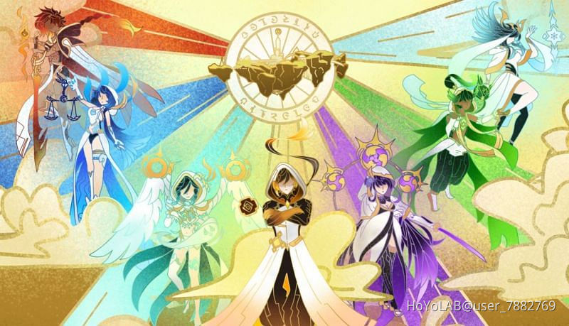 *Spoiler* Nombre de los Arcontes (Imagen) Genshin Impact | HoYoLAB