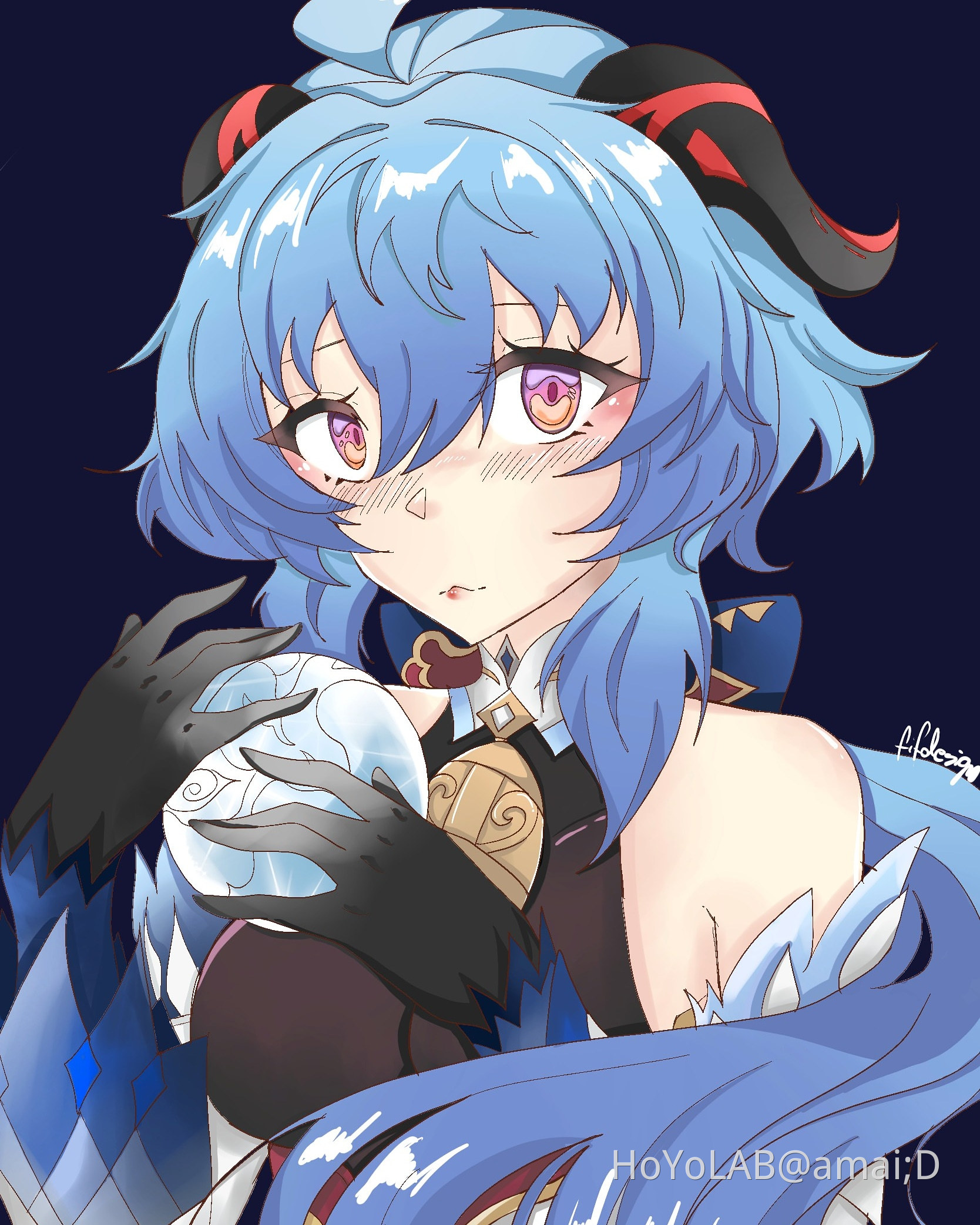 ganyu draw Genshin Impact | HoYoLAB