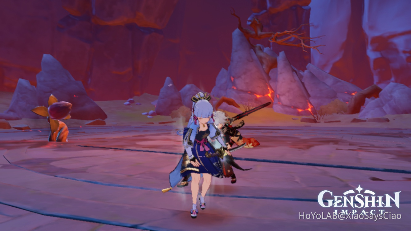 Ayaka getting chased Genshin Impact | HoYoLAB