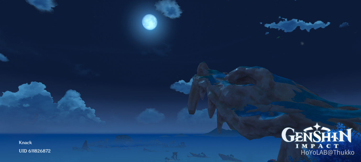 A Snake gazing upon the Moonlight Genshin Impact | HoYoLAB