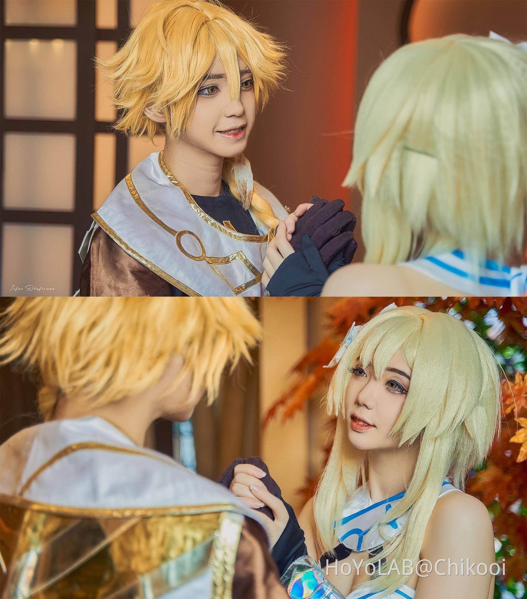 Aether met Lumine Cosplay Genshin Impact | HoYoLAB