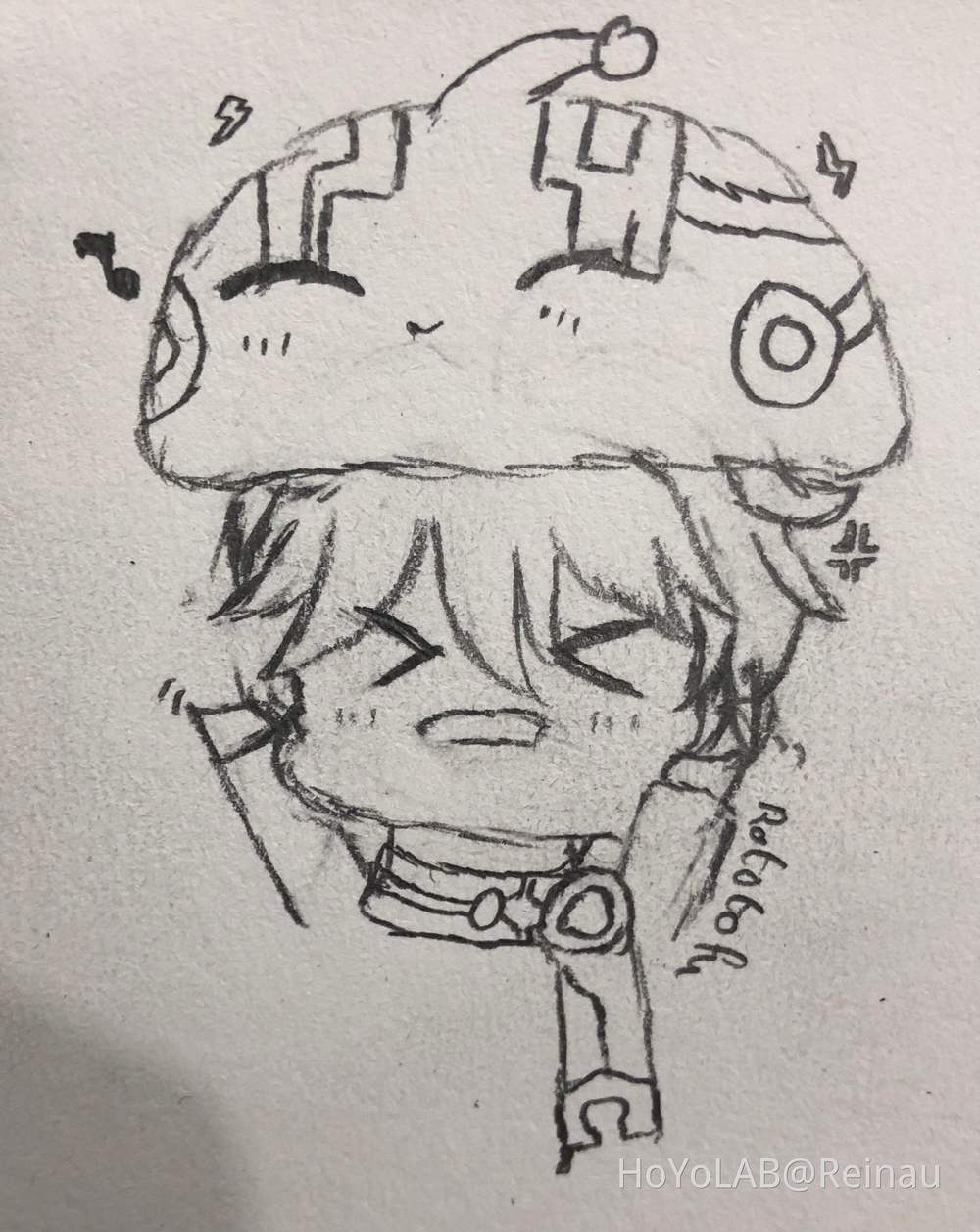 Aether with electro slime | Genshin Impact | HoYoLAB