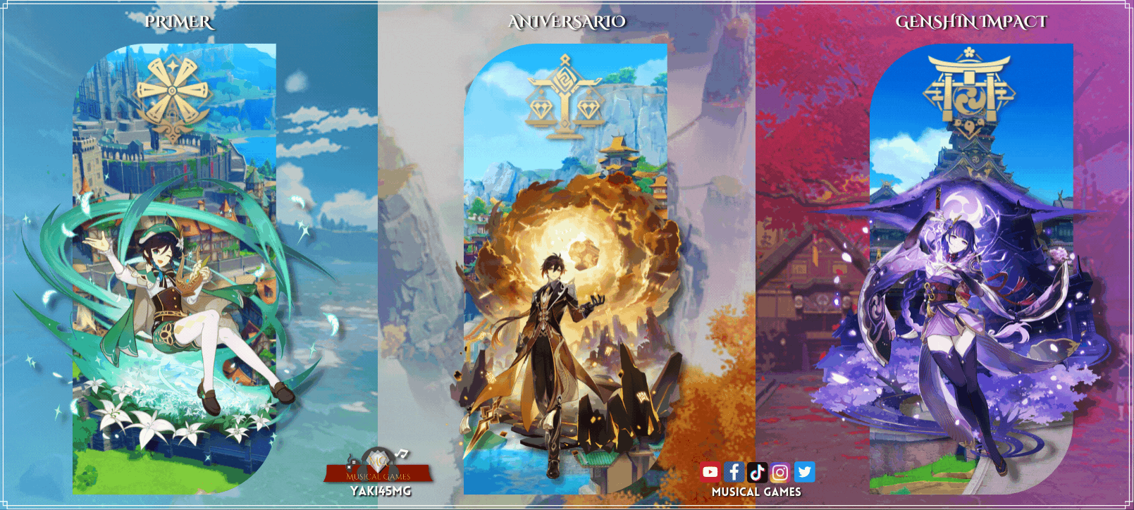 Las regiones en este año de juego, ¿cual es tu favorita? Genshin Impact ...