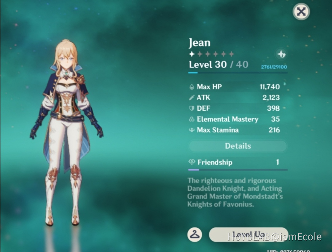 My Jean build! Genshin Impact | HoYoLAB