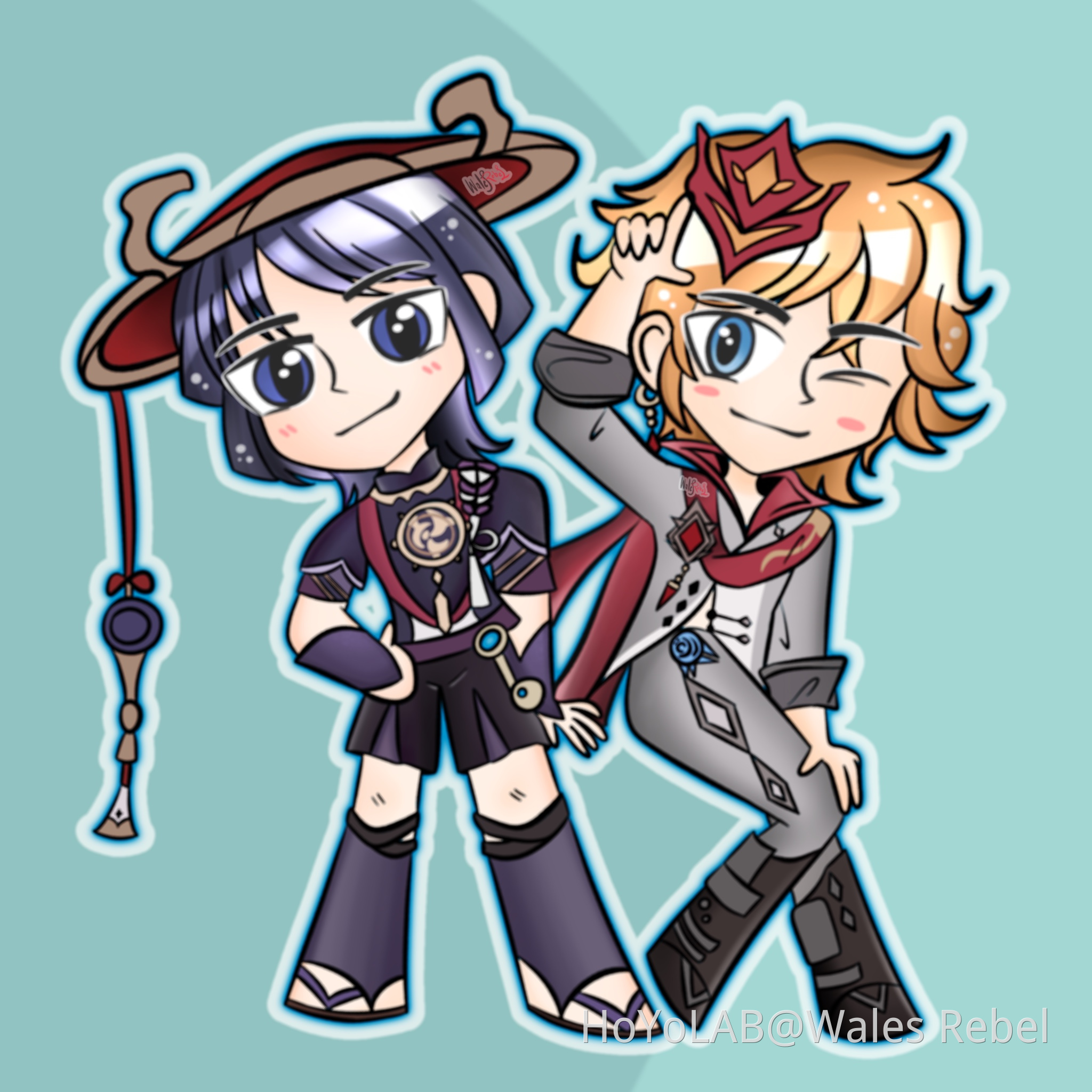 Childe and Scaramouche Genshin Impact | HoYoLAB