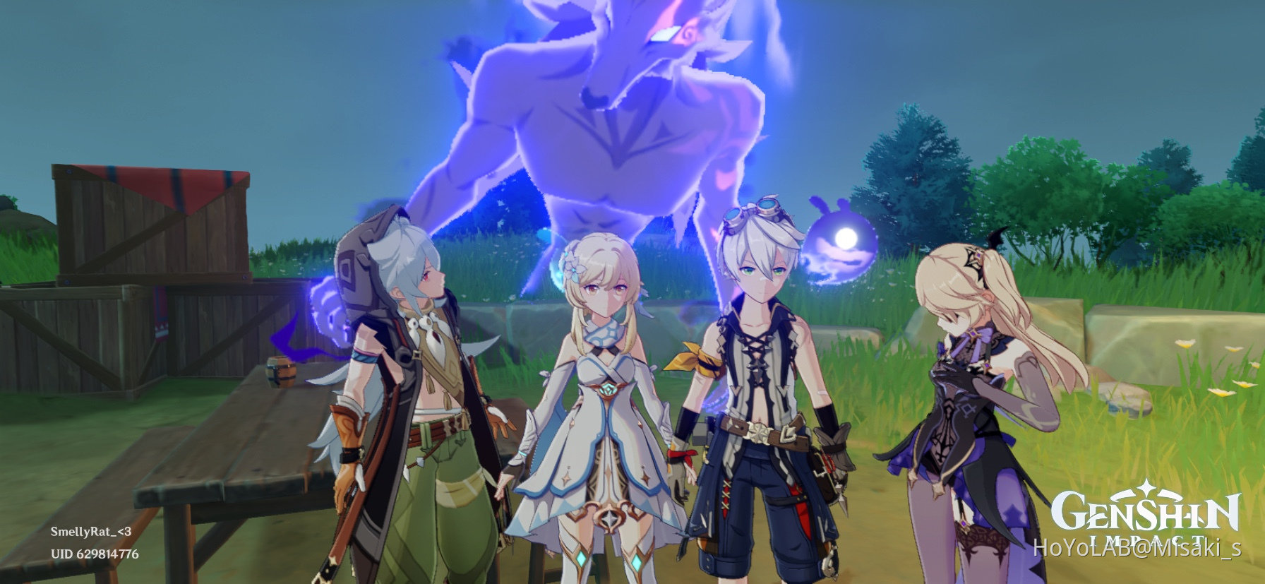 Lumine, Razor, Bennett, and Fischl ️ Genshin Impact | HoYoLAB