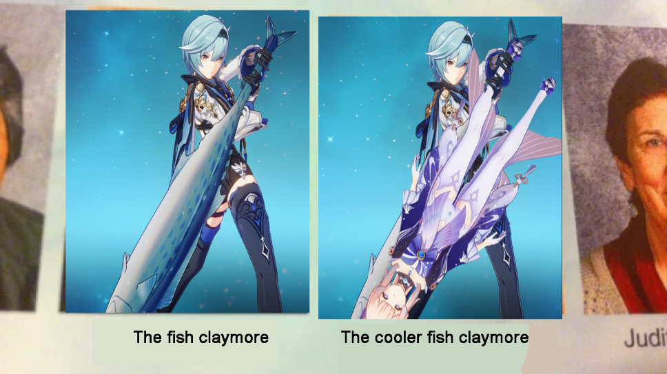The COOLER Fish Claymore Genshin Impact | HoYoLAB