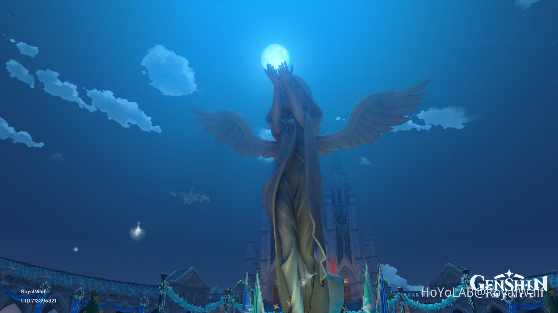 Anemo Archon holding the moon Genshin Impact | HoYoLAB