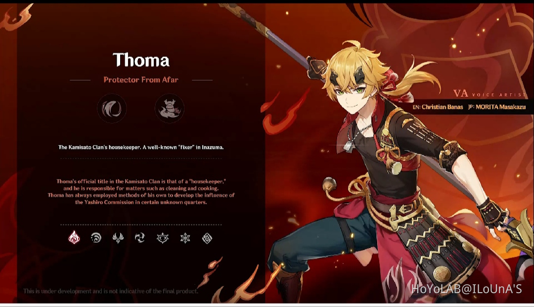 Thoma Genshin Impact | HoYoLAB